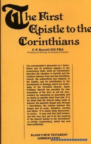 Commentary On The First Epistle To The Corinthians: Charles Kingsley ...