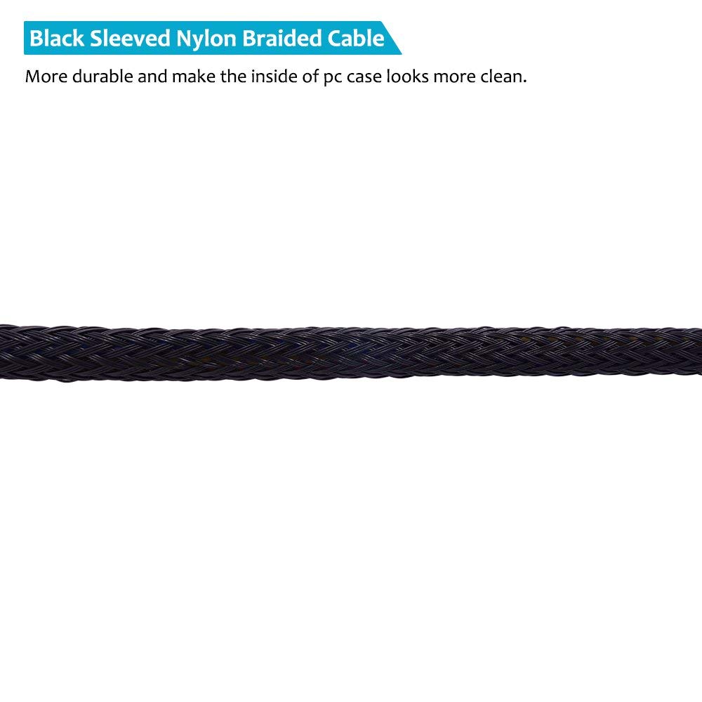 Buy PWM Chassis Fan Splitter Hub Adapter CPU Cooling SATA to Fan-Header ...