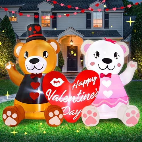 Amazon.com: Wabolay Valentines Day Inflatables Outdoor Decorations 5 ...