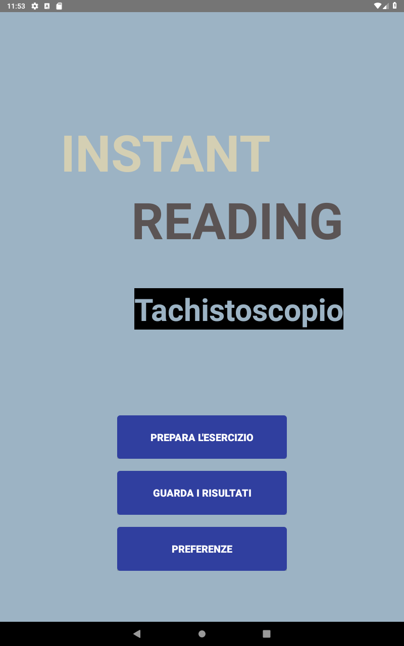 Instant Reading Tachistoscopio - App on Amazon Appstore