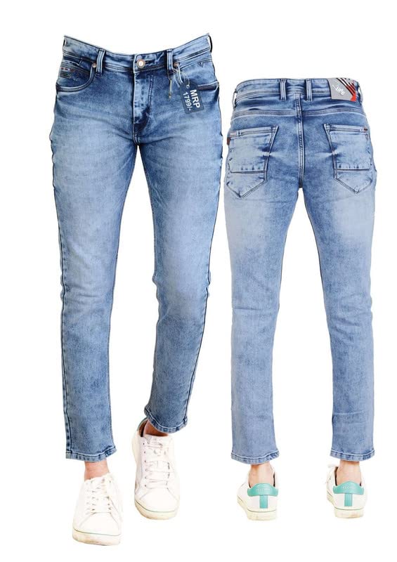 Buy Rude Jeans Slim Jeans Color Collections - 30 Blue at Amazon.in
