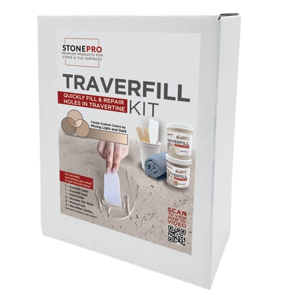 Traverfill KIt - Tile Repair for Travertine & Limestone: Amazon.com ...