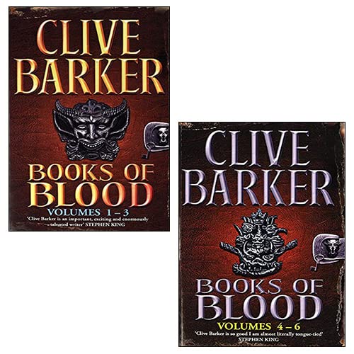 Books Of Blood Omnibus Vol (1-3) & (4-6) Collection 2 Books Set By ...
