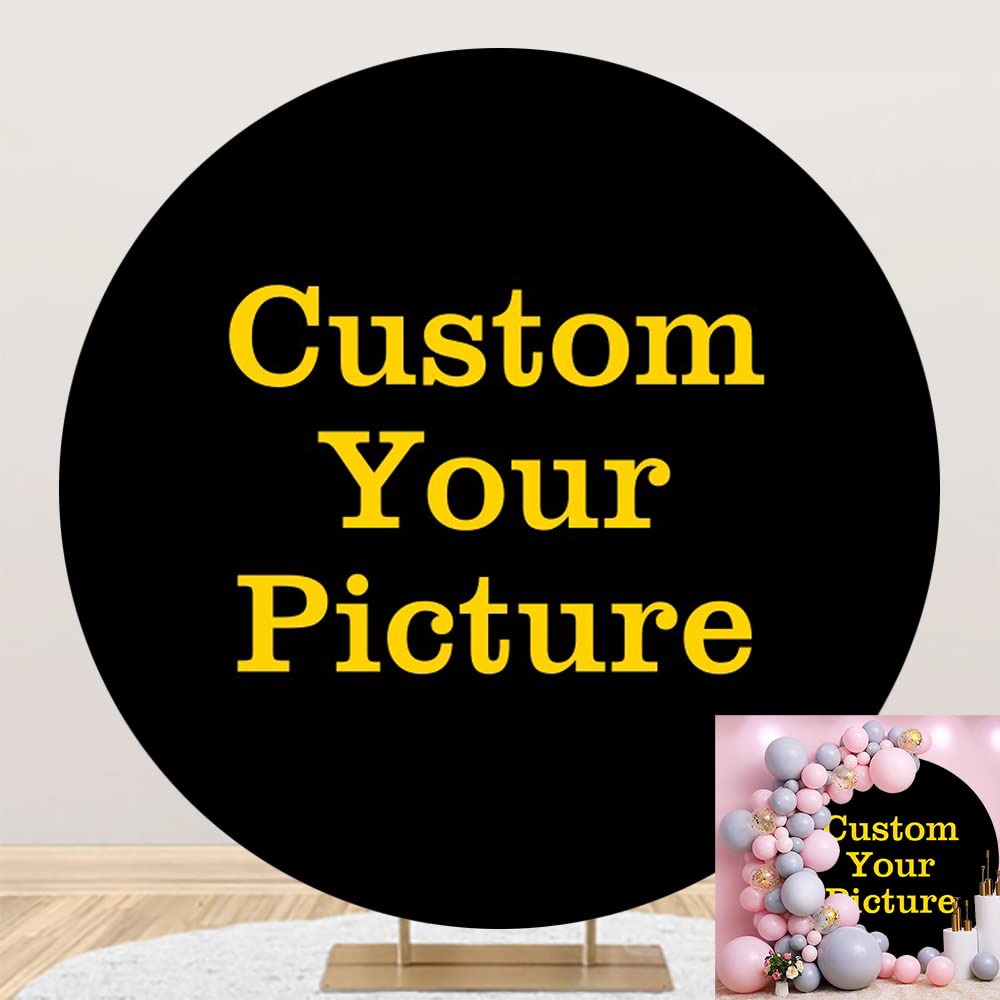 Amazon.com : Arrebolart 7.2x7.2ft Polyester Personalized Backdrop ...