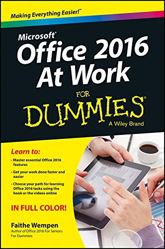 Buy Microsoft Office 2016 at Work For Dummies Book Online at Low Prices ...