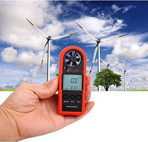 HT-383 Wind Speed sensor Mini Handheld LCD Digital Anemometer air speed ...