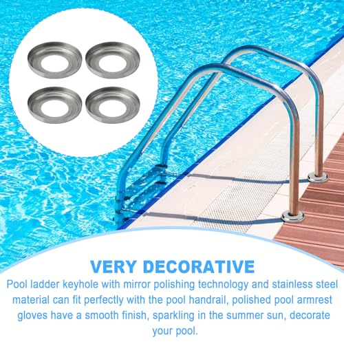 Snapklik.com : VIDABTE Pool Ladder Escutcheon Fit For 1.9 Inner ...