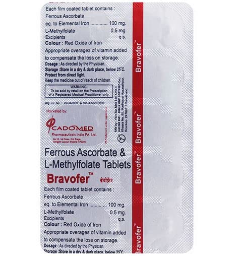 Bravofer - Strip of 10 Tablets : Amazon.in: Health & Personal Care