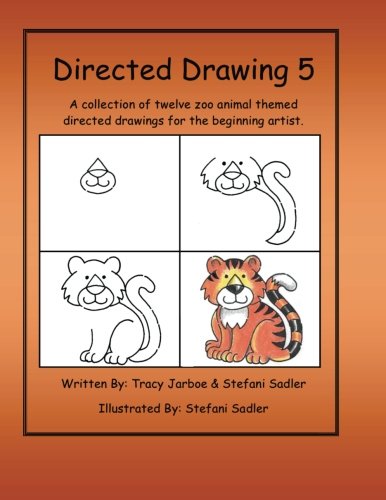 Directed Drawing-V5-Zoo Animals: A collection of twelve zoo animal ...
