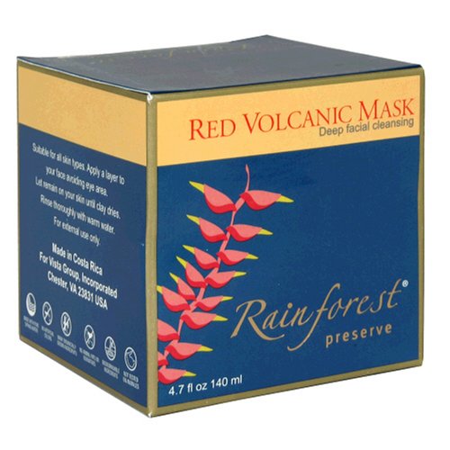 Amazon.com : Rainforest Preserve Red Volcanic Mask, 4.7 fl oz (140 ml ...