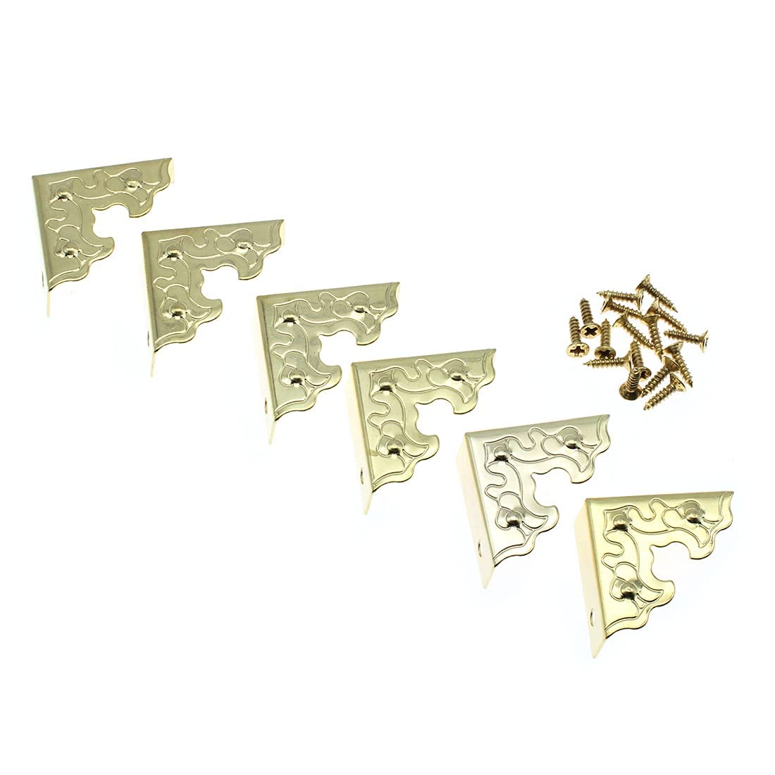 Amazon.com: HAJXZH 24 Pcs Vintage Corner Protectors Antique Triangle ...