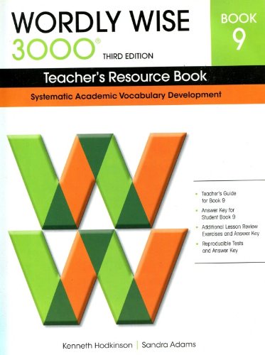 Wordly Wise 3000 Book 9 Teacher's Resource Book: 9780838876220: Amazon ...