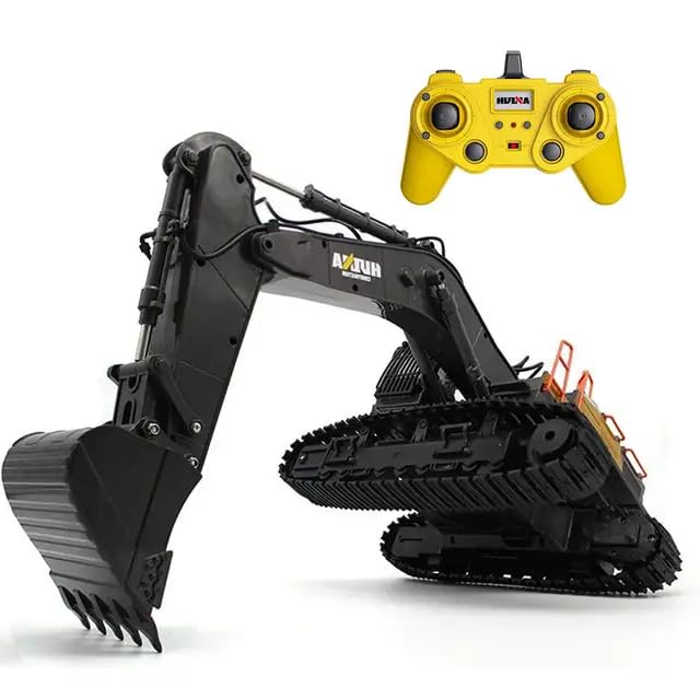 HUI NA 1592 Rc Hydraulic Excavators For Adults Metal 1:14 Scale ...