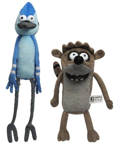 Regular Show 9" Deluxe Pull String Plush With Sound Set Of 2 : Amazon ...