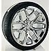 Amazon.com: 24 Inch Chrome Snowflake Rims Replica Wheels with 295/35R24 ...
