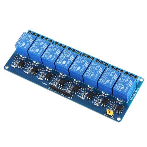 8 Channel Relay Control Panel Plc Relay 5V Module With Optocoupler For ...