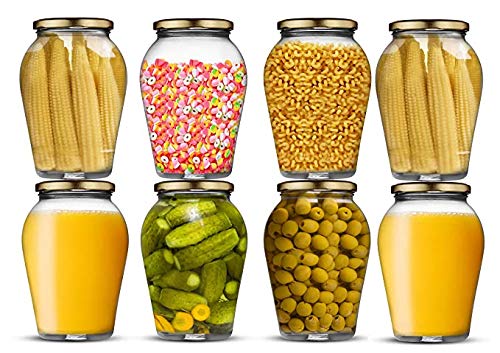 Buy Desi Videsi Glass Matka Shape Jar with Rust Proof, Air Tight Lid ...