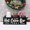 Amazon.com: Xylolfsty Hot Cocoa Bar Tray Hot Cocoa Station Wooden ...