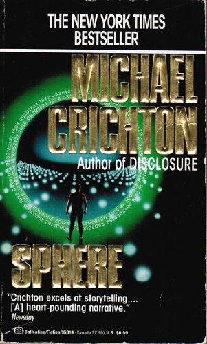 Sphere Crichton Michael Amazon Books
