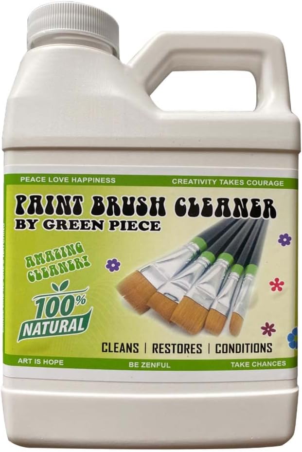 Amazon.com: Green Piece® Paint Brush Cleaner and Restorer for Art Paint ...