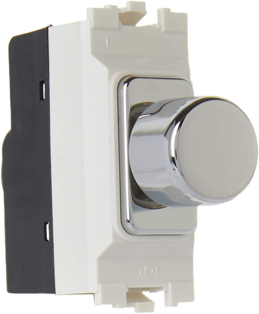 MK Aspect/Edge 1 Gang 2 Way Polished Chrome 1 Dimmer Switch MODULE with ...