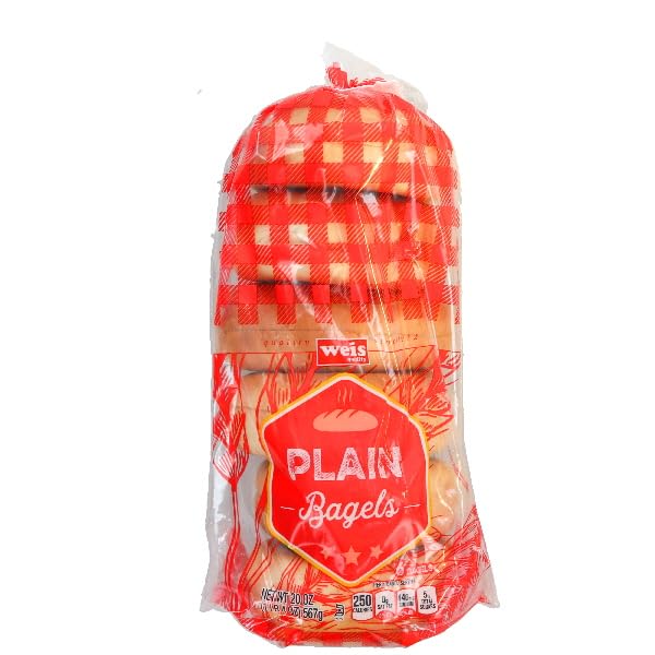 Amazon.com: Weis Quality, Bagels Plain, 20 Ounce : Grocery & Gourmet Food