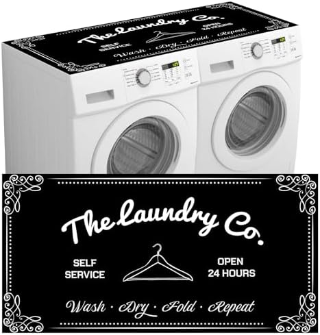 Amazon.com: Teenyyou 54'' x 27.5'' Washer and Dryer Mats for the Top ...