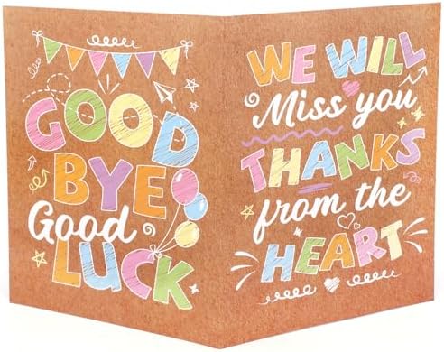 Amazon.com: Penitue Large Farewell Greeting Card, 15.75x10.63in Jumbo ...