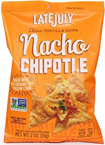 Amazon.com: Late July Snacks Nacho Chipotle Classic Tortilla Chips, 2 ...