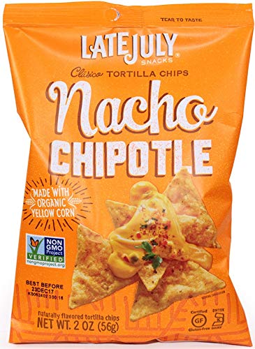 Amazon.com: Late July Snacks Nacho Chipotle Classic Tortilla Chips, 2 ...