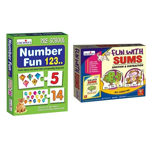 Buy Creative Educational Aids P. Ltd. Number Fun&Fun With Sums ...