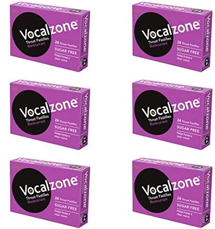 Amazon.com: Vocalzone Throat Pastilles Blackcurrant Sugar Free 3 Packs ...