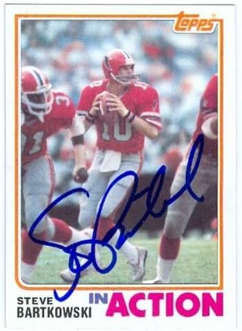 Steve Bartkowski autographed Football Card (Atlanta Falcons) 1982 Topps ...