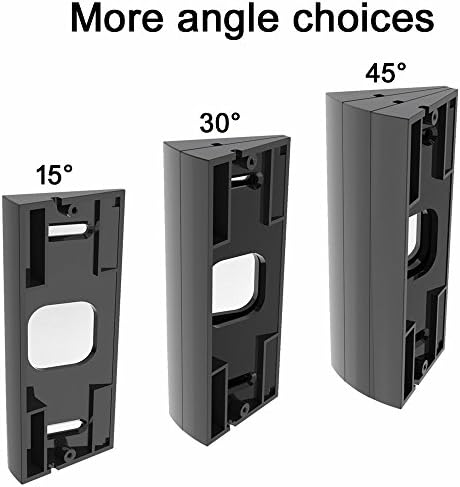 3 PCS Adjustable Ring Doorbell Pro Angle Mount, Kimilar Video Doorbell ...