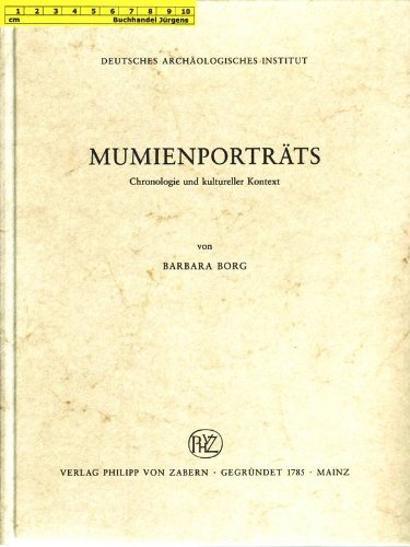 Mumienporträts: Chronologie und kultureller Kontext : Borg, Barbara ...