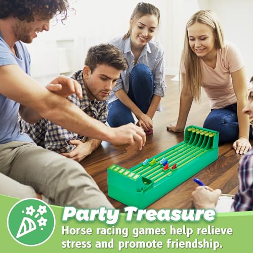 Horse Racing Game, Table Top Horse Board Game with 6 Horses, Fun Race ...