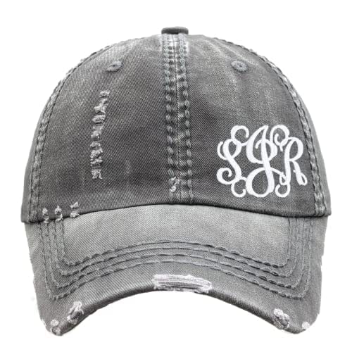 Amazon.com: Women's Custom Monogrammed Personalized Initials Hat, Small ...