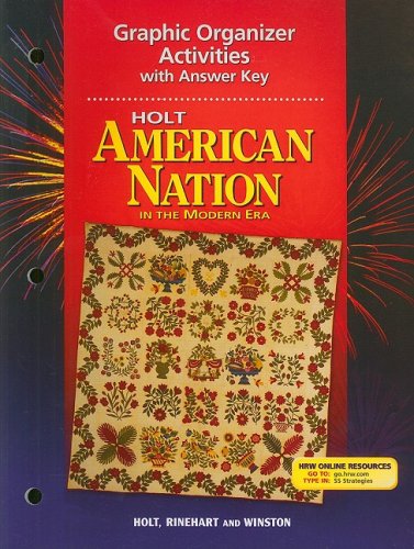 Holt American Nation in the Modern Era Graphic Organizer Activities ...
