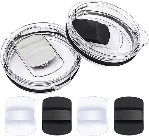 Yeti Rambler Lid With Magnetic Slider Replacement - 2Pcs Covers and ...
