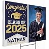 Amazon.com : 24"x18" Custom Graduation Yard Sign, Personalized Class of ...
