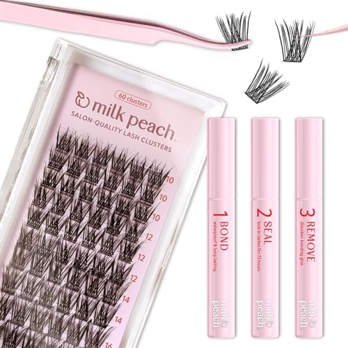 Amazon.com: Lash Cluster At-Home Lash Extensions Kit / 10-16mm C-Curl ...