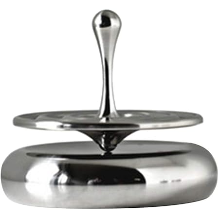 Rvtkak Metal Gyro Spinning Top Great Accurate Silver Spinning Toy ...