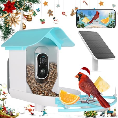 Amazon.com : COZIWOW Bird Feeder with Camera,1080P HD AI Identify Birds ...