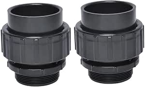 2 x Slip Fit Quick Connectors, Replacement Union Connection Kit ...