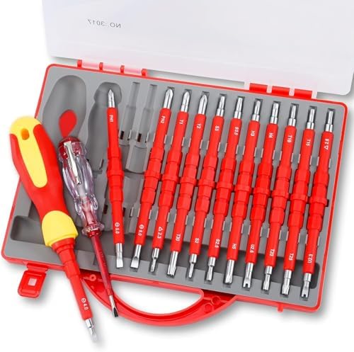 Draper XP1000 18 Piece Precision Screwdriver Set | VDE Dual Insulated ...