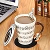 Amazon.com: 12.9 oz Violin Novelty Mug Unique Musical Note Design Tea ...