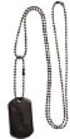Amazon.com: GI Dog Tag Chains, Tag-Set -Black : Pet Supplies