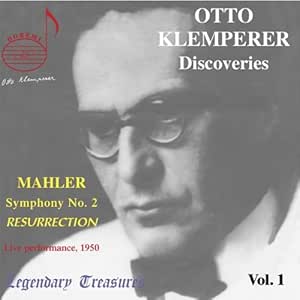 Amazon.co.jp: Otto Klemperer Discoveries Vol. 1: Mahler: Symphony No. 2 Resurrection by G ...