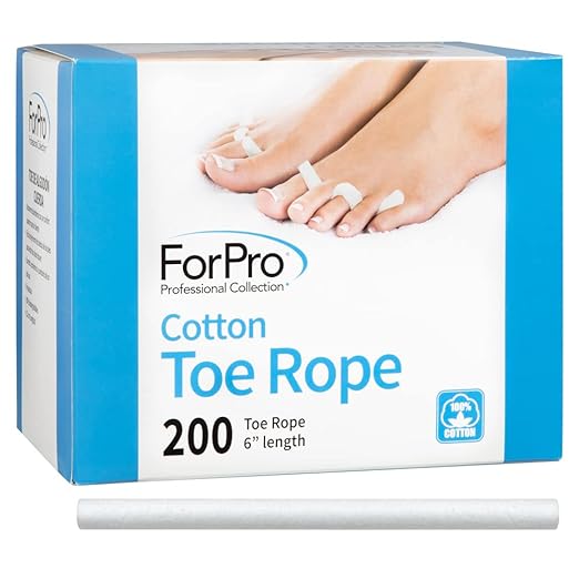 Amazon.com : ForPro Professional Collection Cotton Toe Rope, Pedicure ...