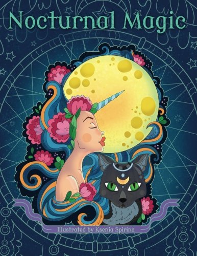 Amazon.com: Nocturnal Magic - Adult Coloring Book: Step into the World ...